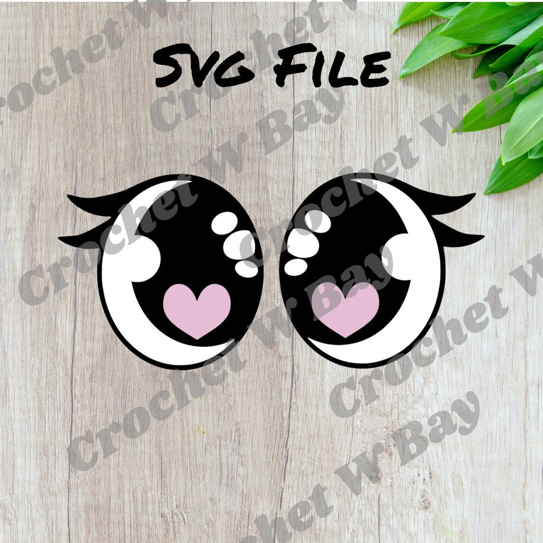 Crochet Plushie Felt Eye SVG/PNG Files – Crochet With Bay